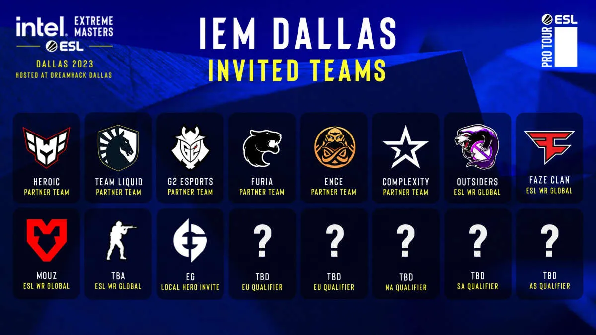 G2 Esports, Heroic ja FaZe Clan saivat kutsut osallistua IEM Dallas ...